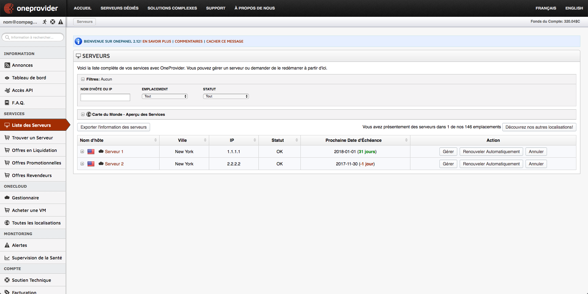 Administration Complète